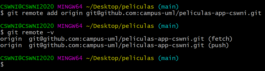 7 - Crear repositorio y enlazarlo con nuestro proyecto local - Construyendo API RESTful